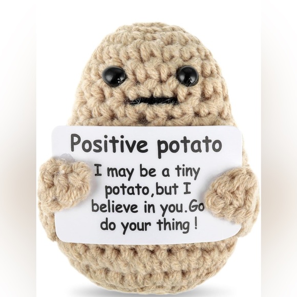 Accessories | Positive Potato With Motivational Message | Poshmark
